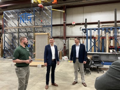 Congressman Tours ICC NTA Nappanee Lab | Impact Testing, TAS 201, ASTM ...